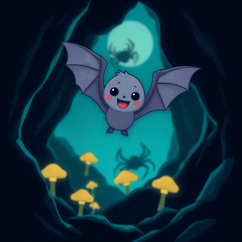 Cave Bat: Spider Chase · Free AI Miniapp