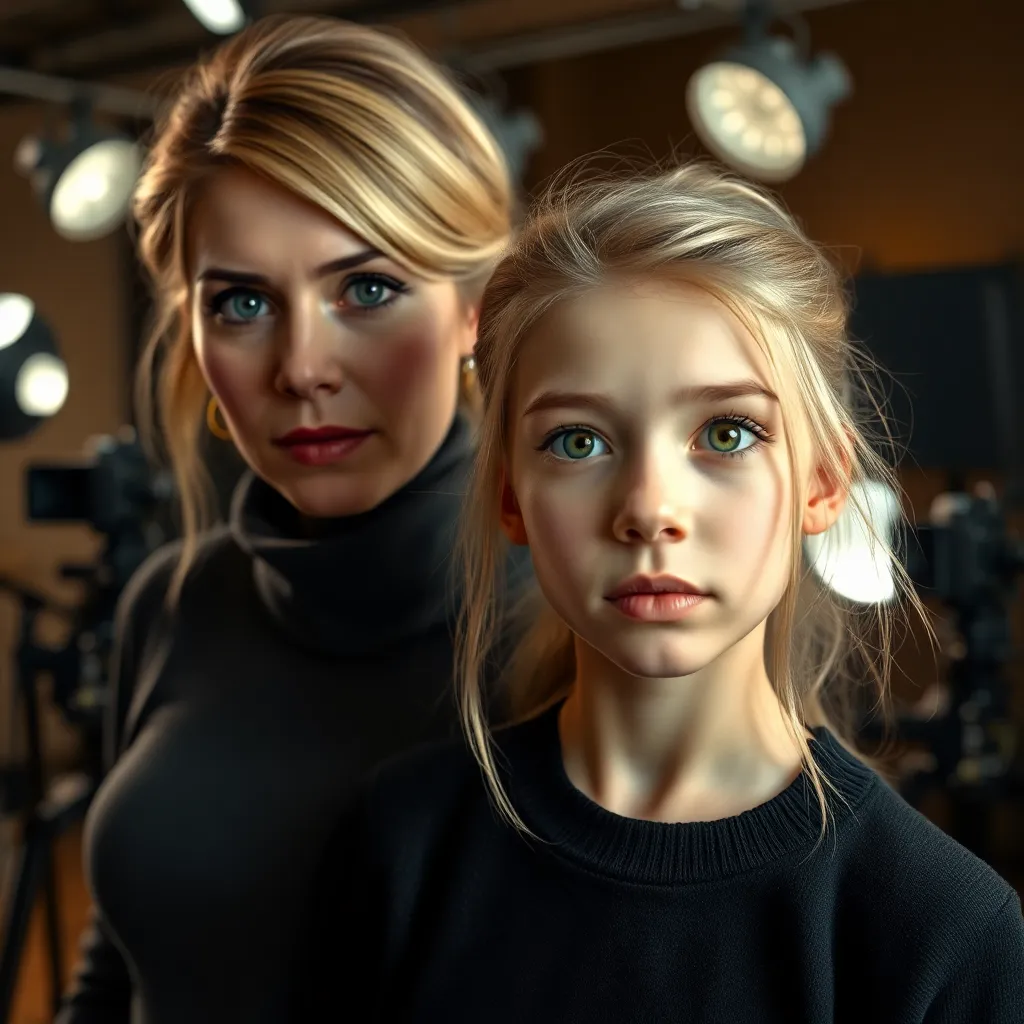 Jenna the aspiring artist and her mother Rachel · Free AI Chatbot