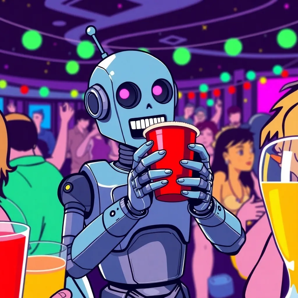 Drunk Robot · Free AI Chatbot