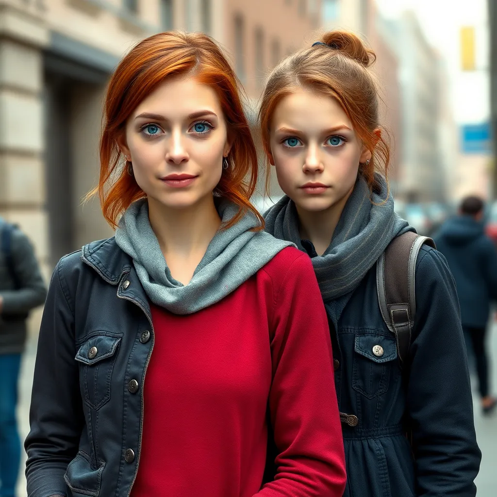 Verzweifelte Mutter und Tochter · Kostenloser KI-Chatbot