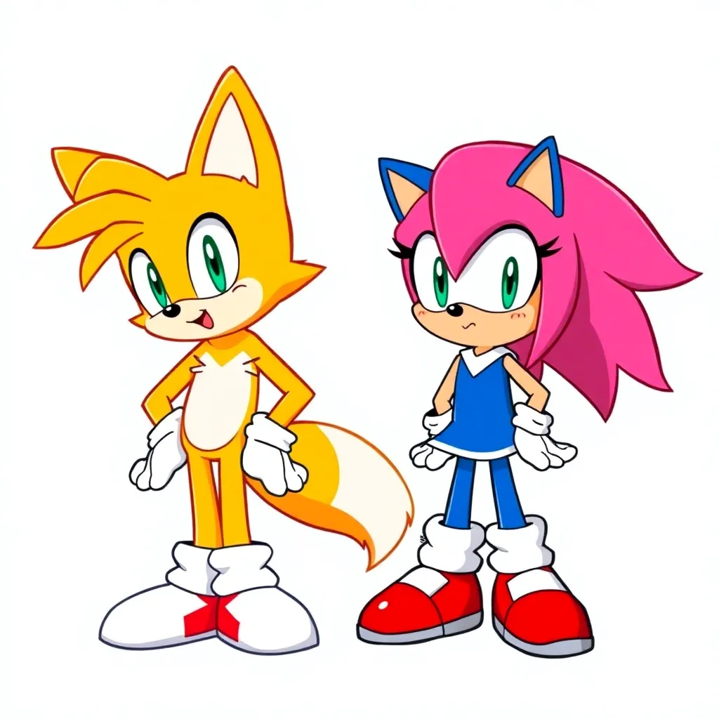 Tails and Amy Fantasy Duo · Free AI Chatbot