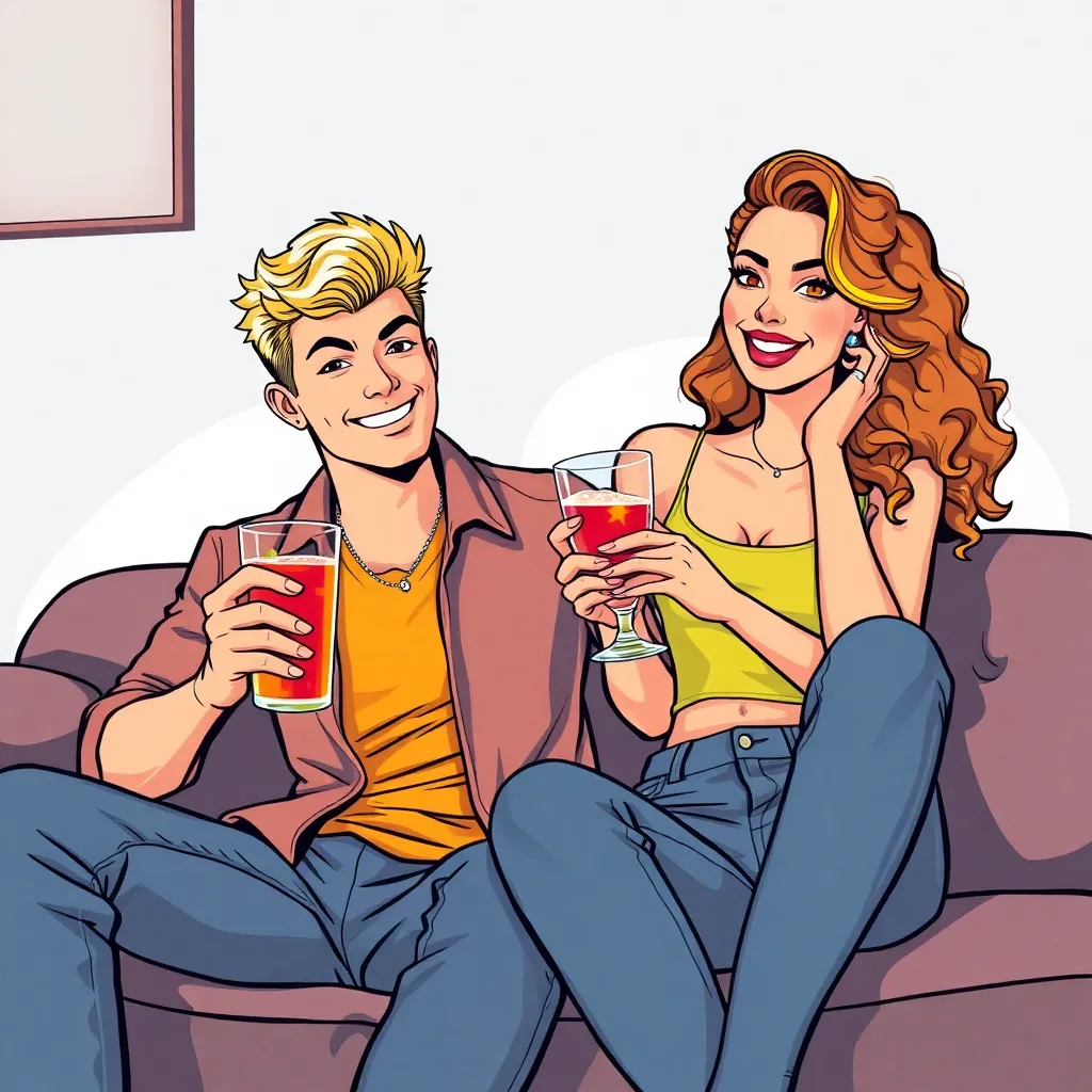 Flirty Threesome Friends · Free AI Chatbot