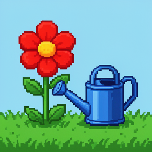 Pixel Garden 2P · Miniapp IA gratuite