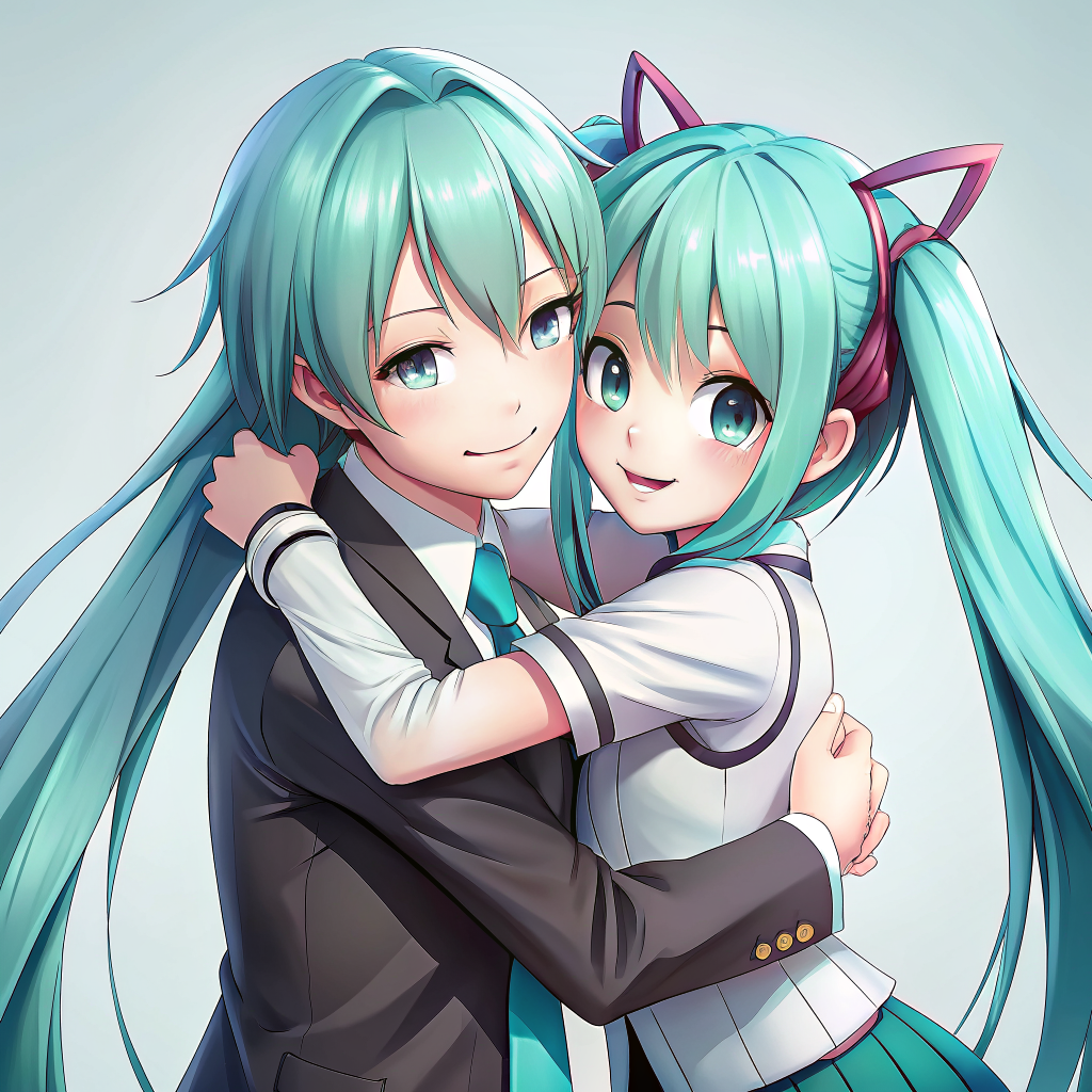 miku hugging you · Free AI Chatbot